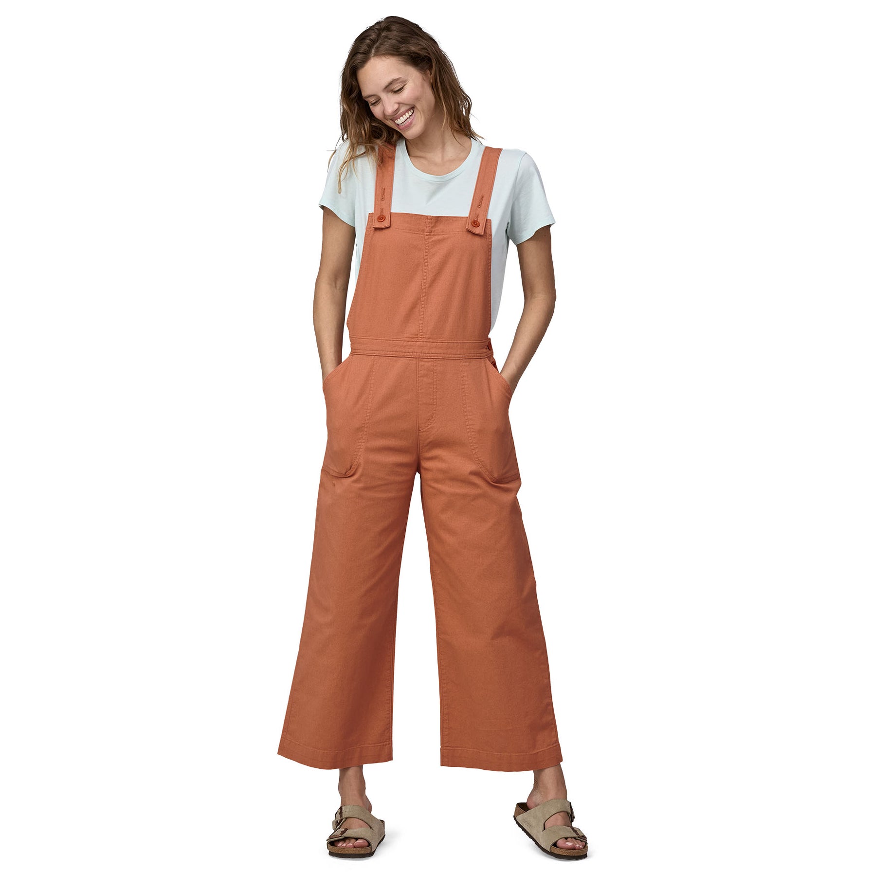 Womens Stand Up Cropped Overalls– Gone.